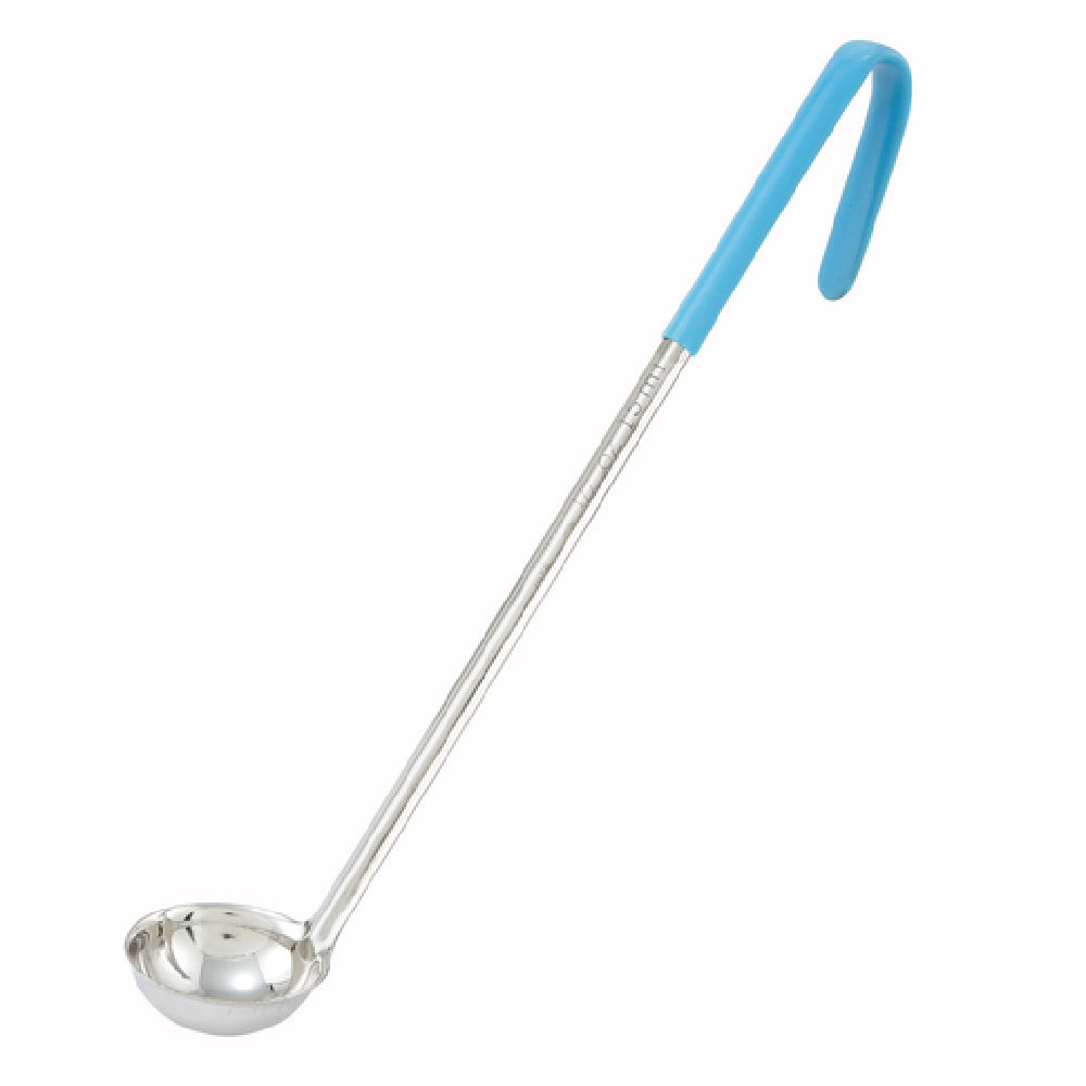 Winco LDC-05 1/2 Oz Color-Coded Ladle with 12 Inch Handle Stainless St ...
