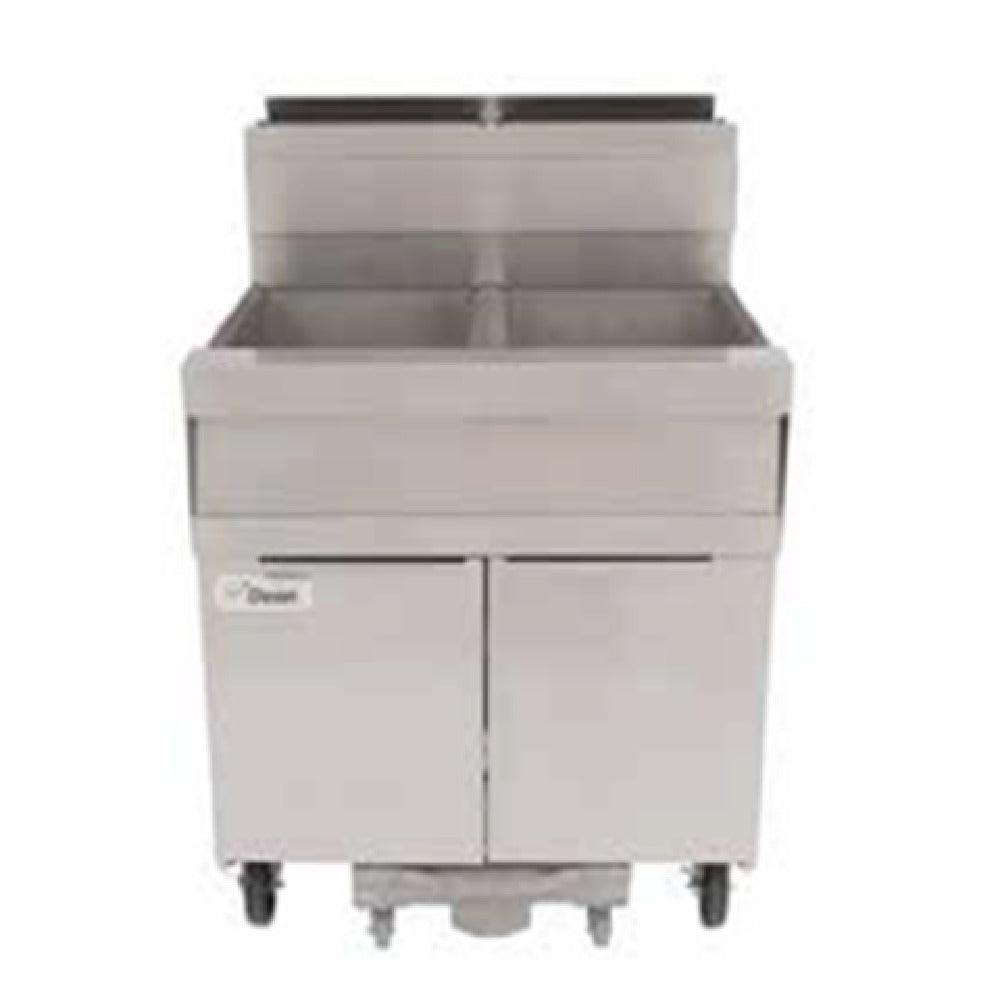 Frymaster SCFD460G_LP 40 Inch Dual Gas Deep Fryer with Built-in Filtra ...