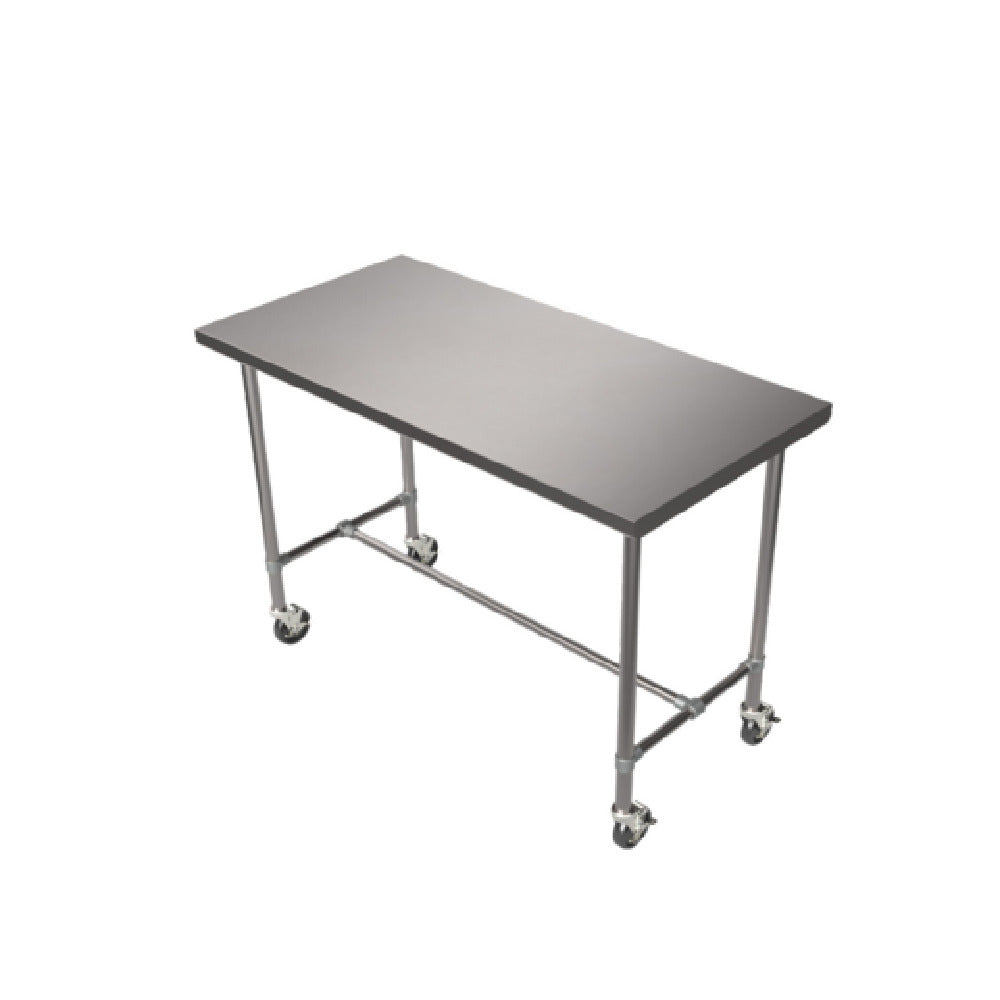 BK Resources FVT-6030 30 Inch 18 Gauge Stainless Steel Pub Table with ...