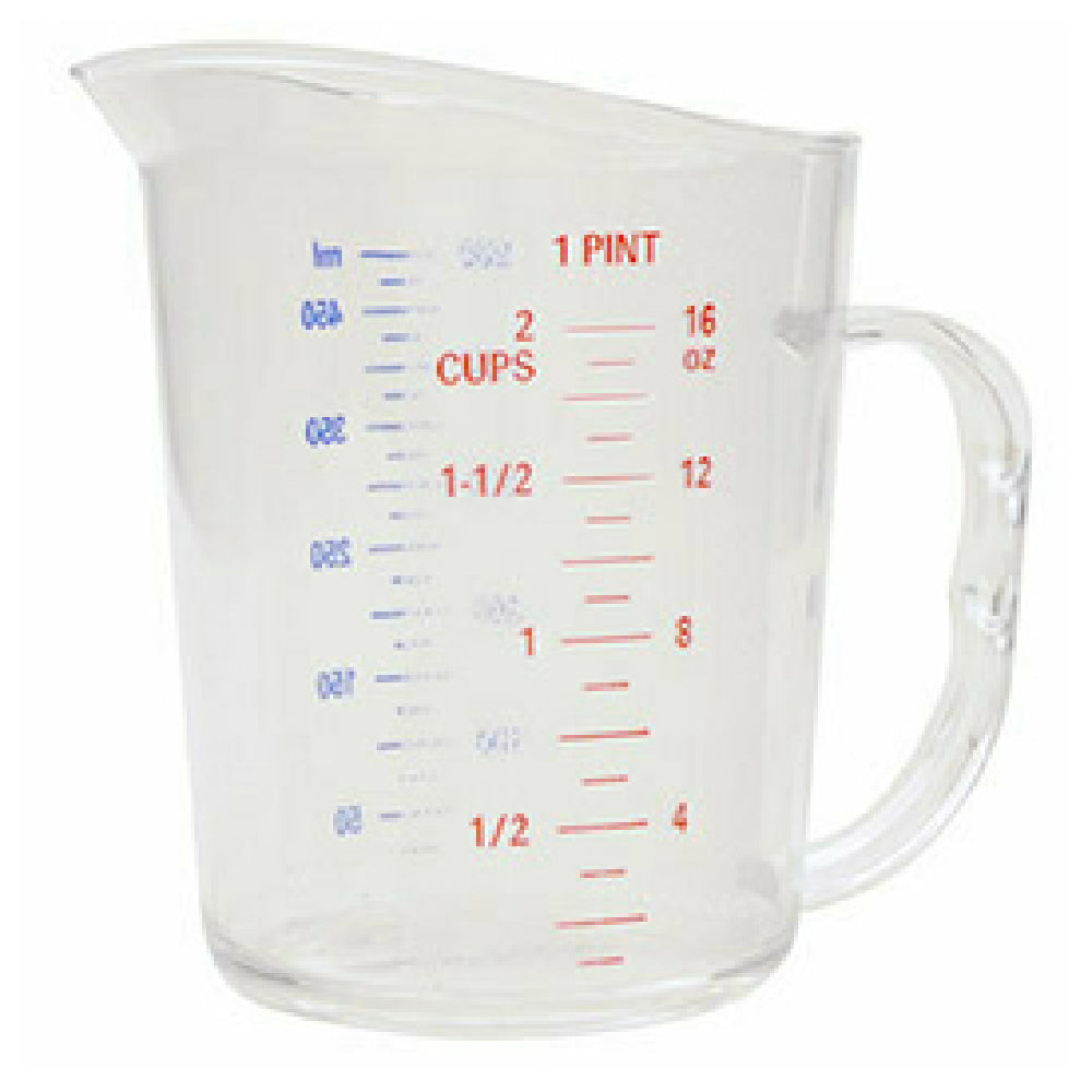 Thunder Group PLMD016CL - 1 Pint Measuring Cup – Clear Polycarbonate ...