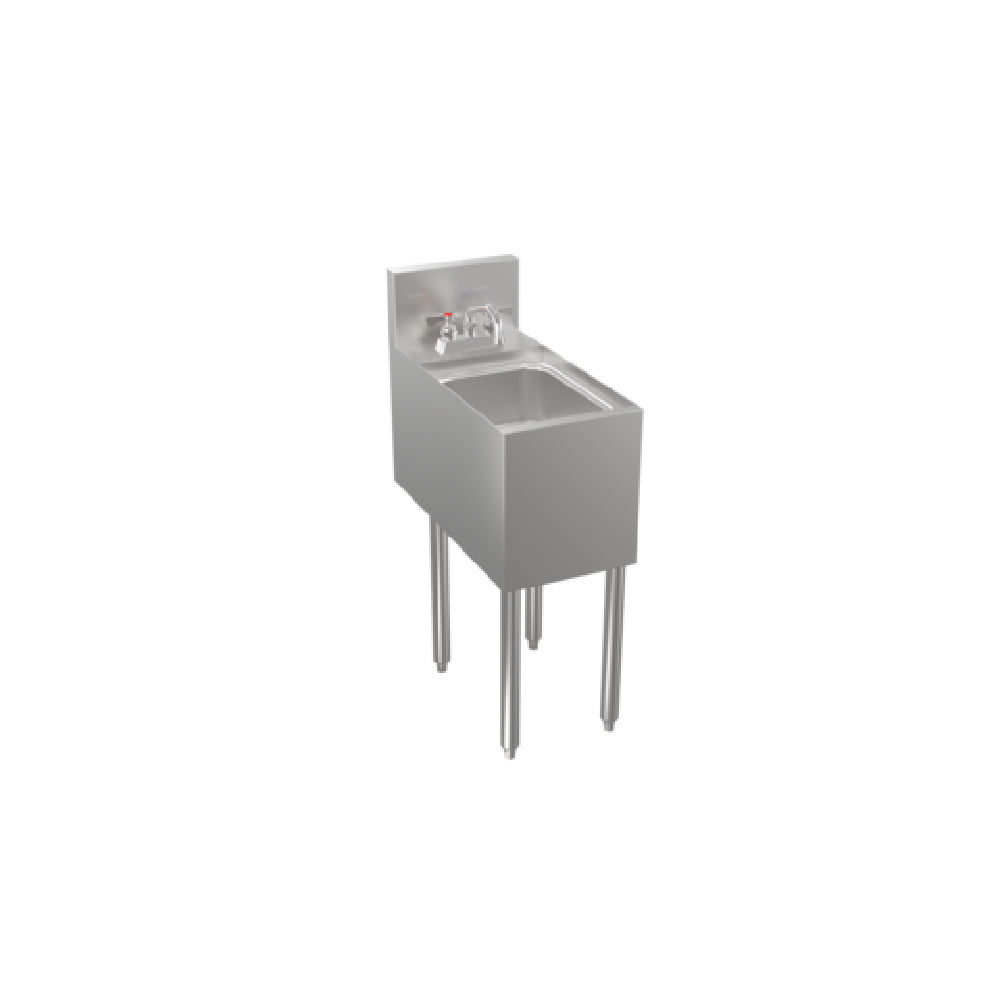 Krowne KRS-12DS Stadium Series Underbar Dump Sink Freestanding 12"W X ...