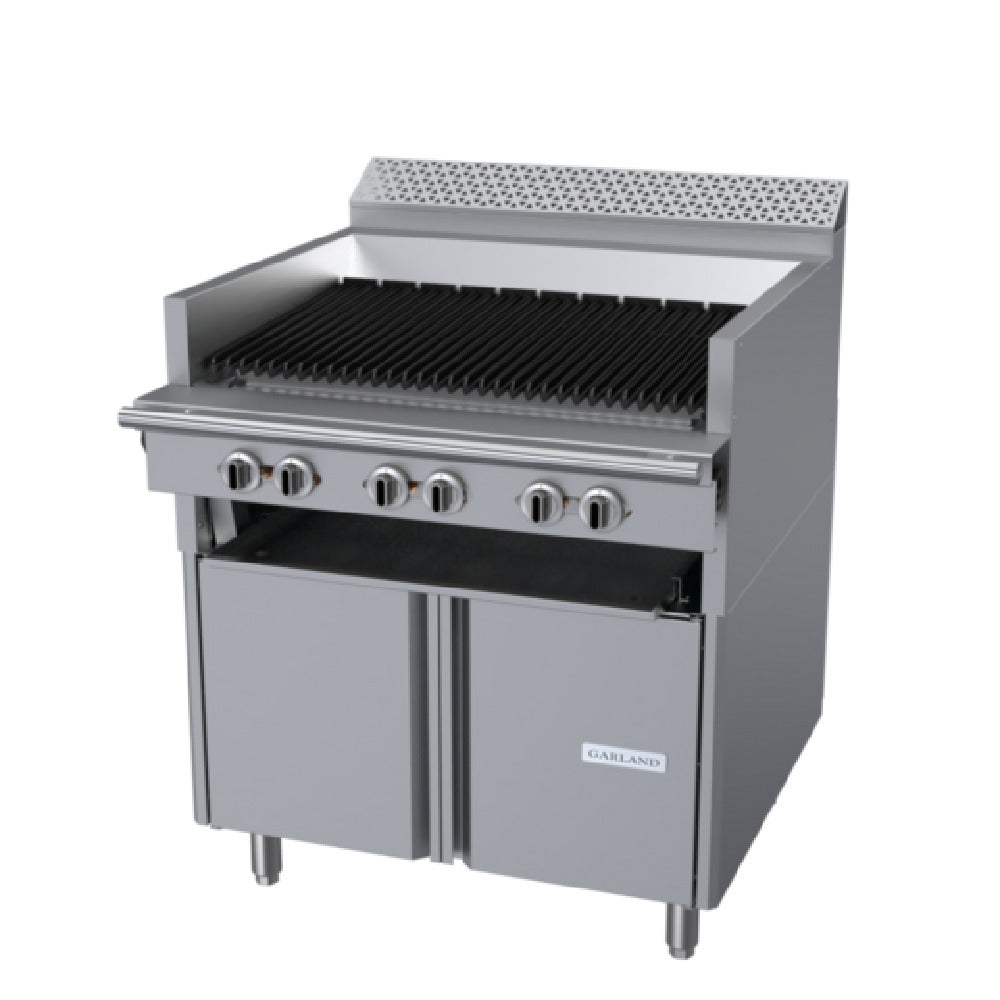 Garland C36-NRS 36 Inch Gas Range with Charbroiler and Underfired Broi ...