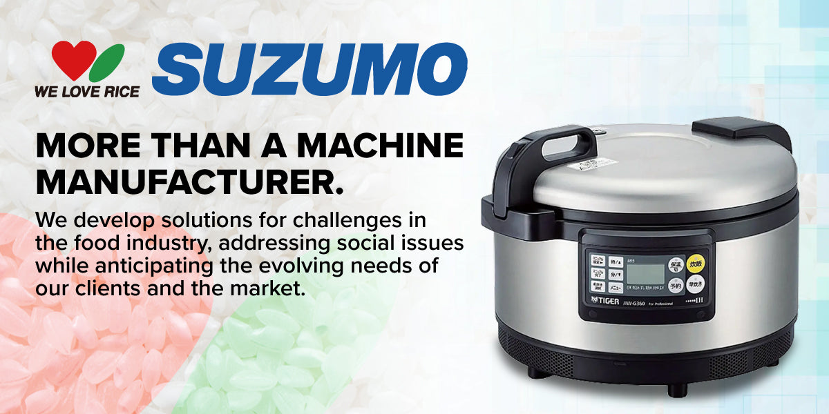 Suzumo GST-FBB Shariben-Robot Rice Dispensing Machine 19.8lb (14L/9kg ...
